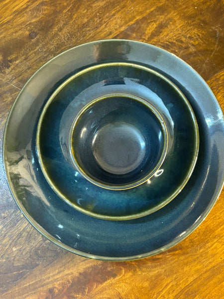 Olive Green Glaze Dinner Set (Set of 20) – House of Ceramics