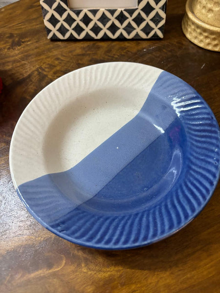 Blue White Dual Shade Pasta Plate (7inc) – House of Ceramics